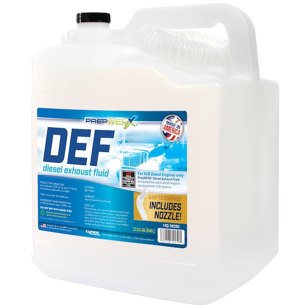 Prepwerx PrepWERX DEF Diesel Exhaust Fluid 2.5Gal 142-10250 | Zoro